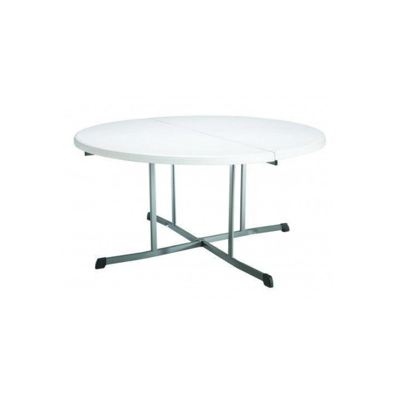 Table ronde polypro - table ronde pliante - table ronde en plastique