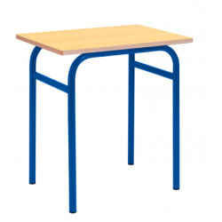 Table d'école bois et métal, table d'école en bois massif, bureau ...