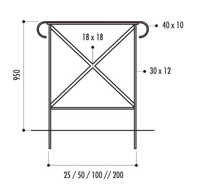 Barrière de ville Toulouse, Barrière urbaine en acier